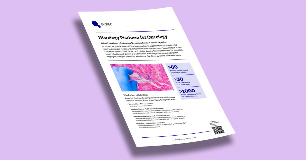 Histology Platform for Oncology - Evotec