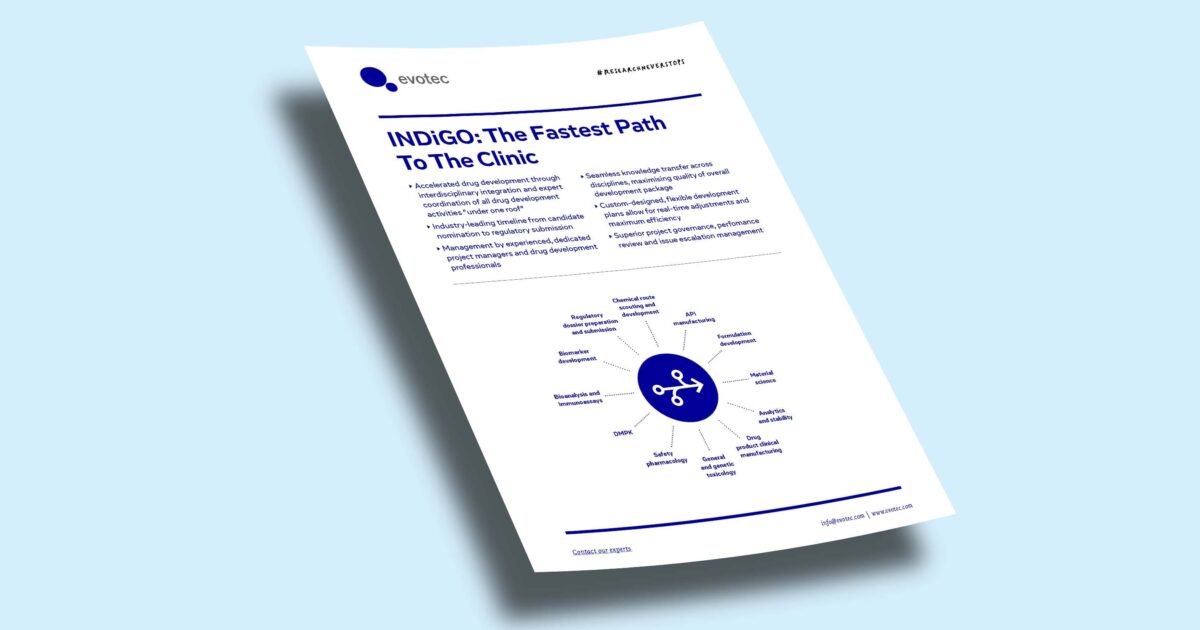 INDiGO Fact Sheet - Evotec