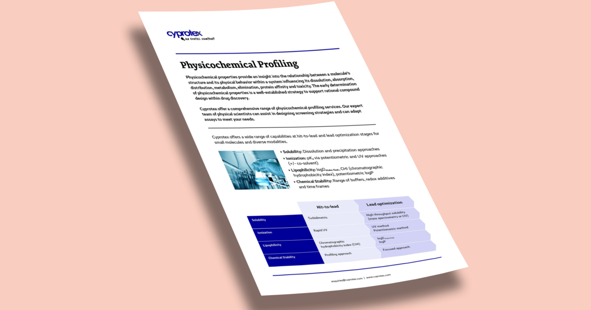 Physicochemical Profiling Factsheet - Evotec