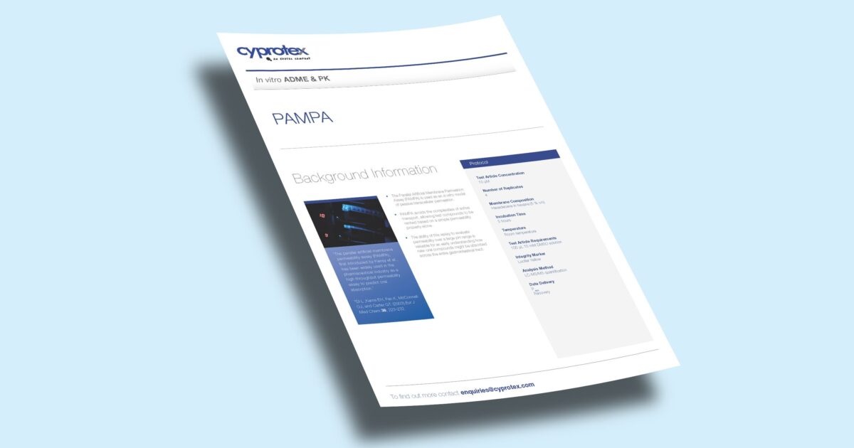 Parallel Artificial Membrane Permeation Assay Factsheet - Evotec