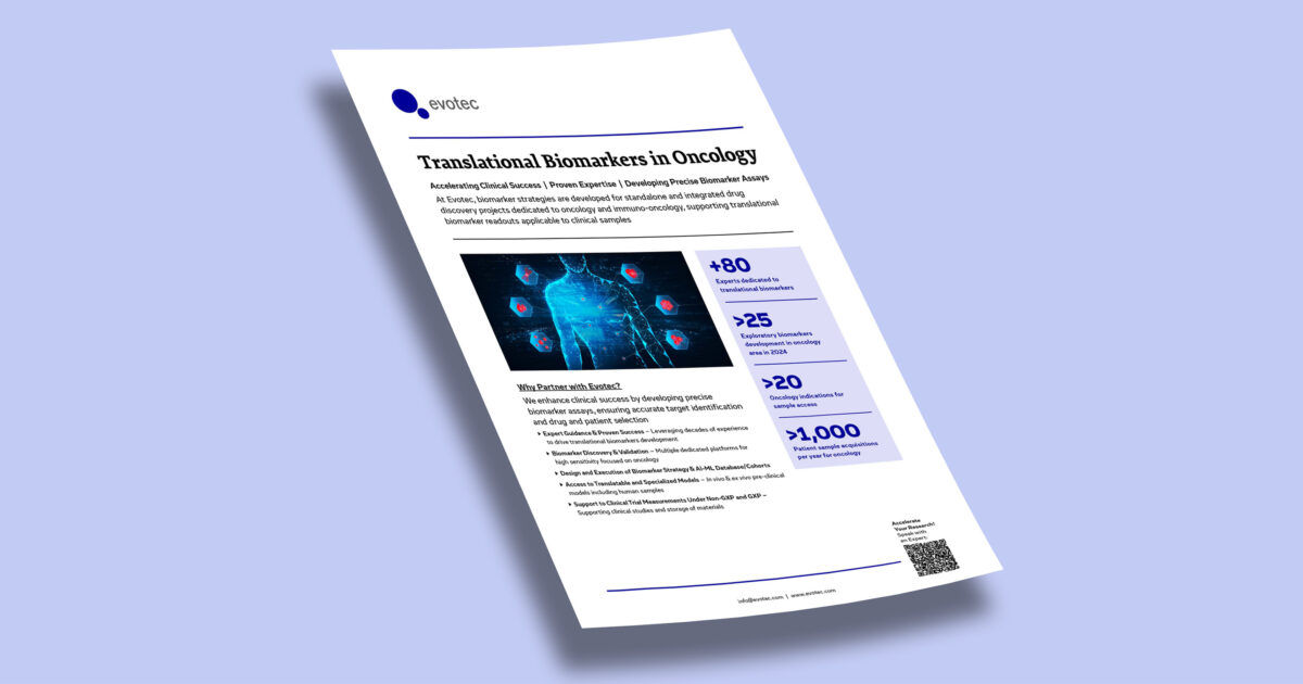 Translational Biomarkers in Oncology - Evotec