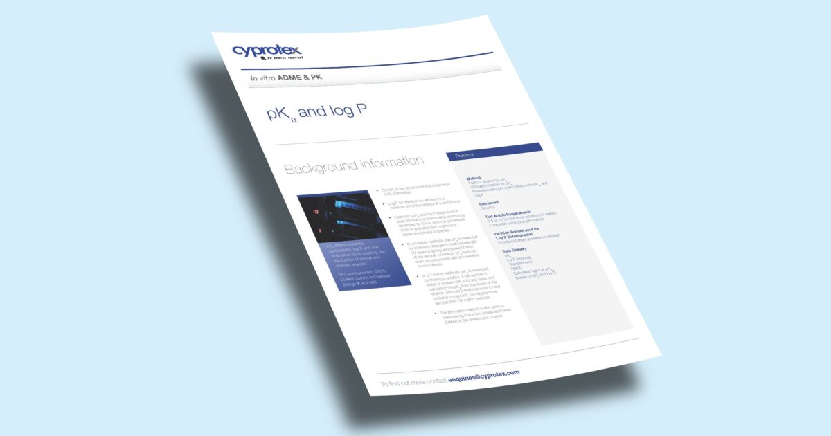 pKa and LogP Factsheet - Evotec