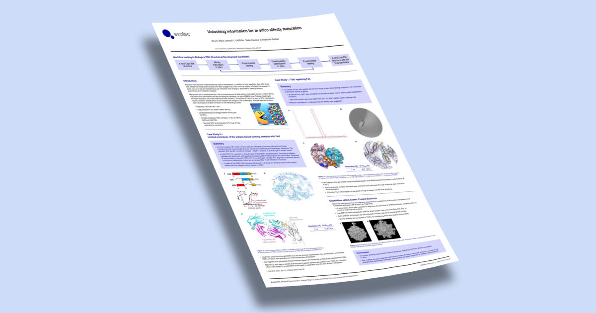 Unlocking information for in silico affinity maturation - Evotec