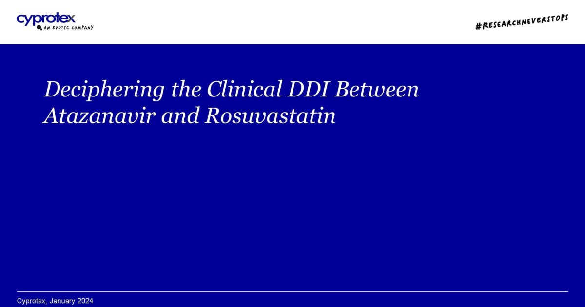 Webinar Slides: Deciphering the Clinical DDI Between Atazanavir and ...