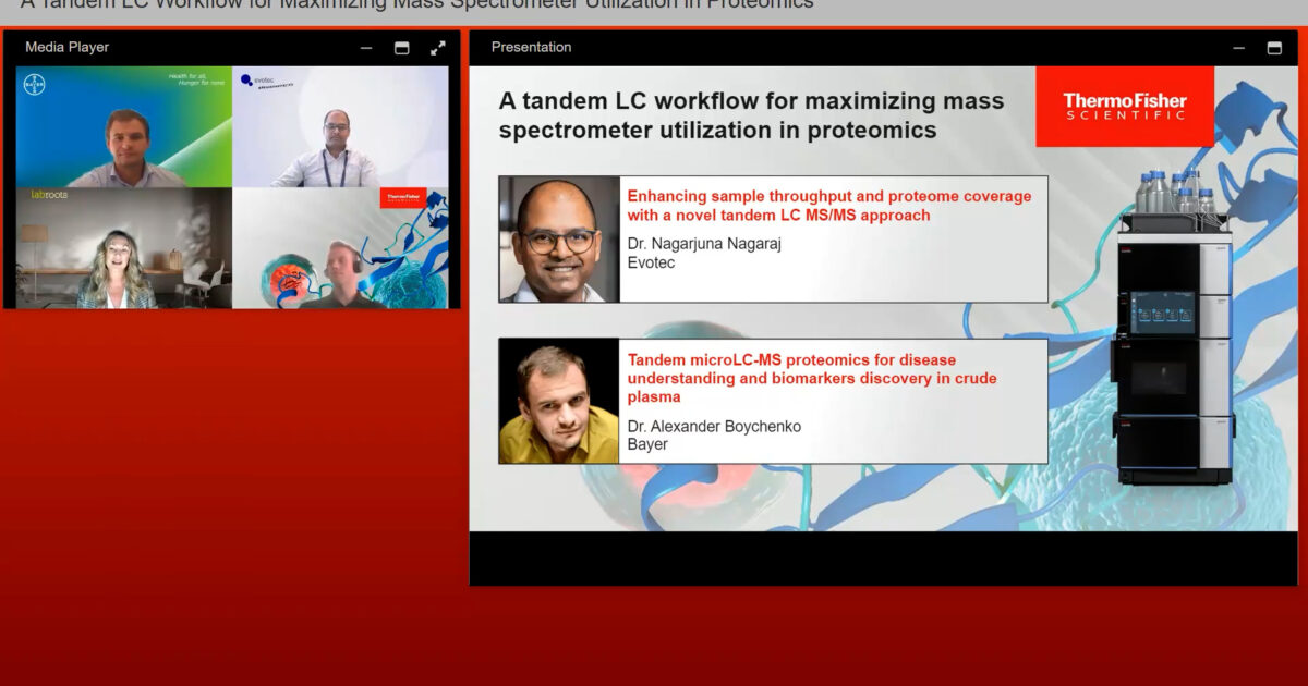 A Tandem LC Workflow for Maximizing Mass Spectrometer Utilization in Proteomics- Joint Evotec ...
