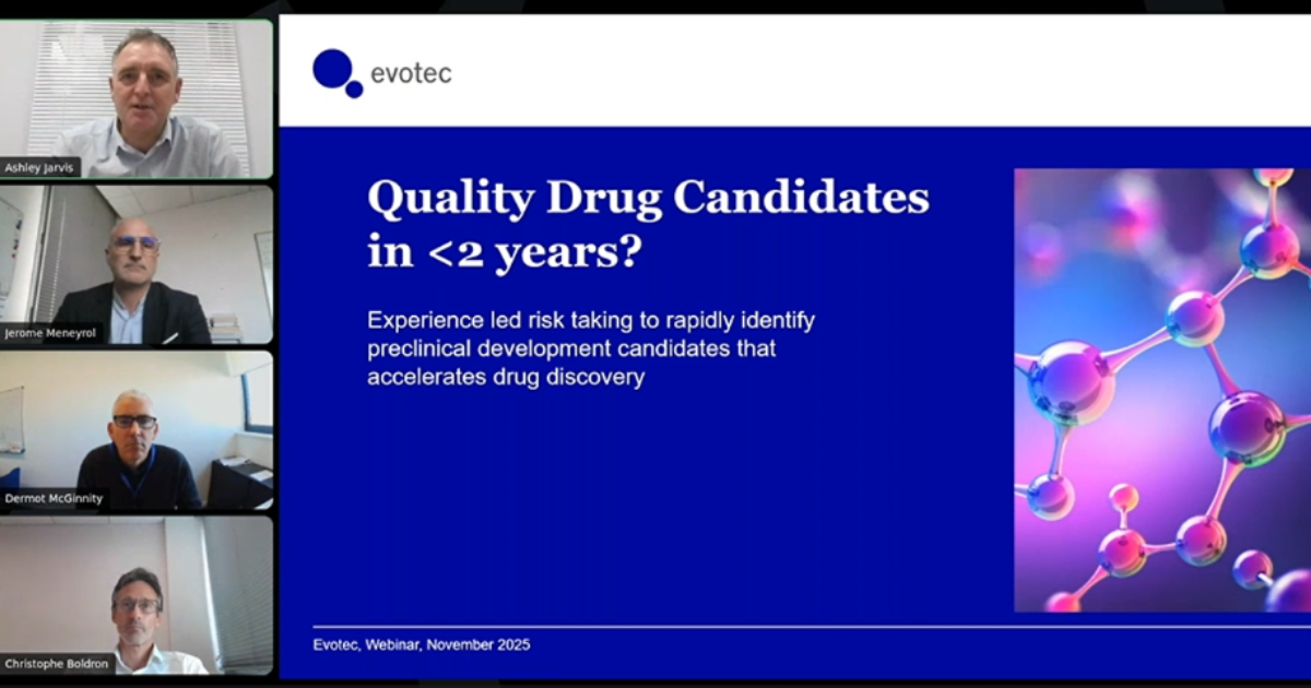 Quality Drug Candidates in Under 2 Years - Evotec